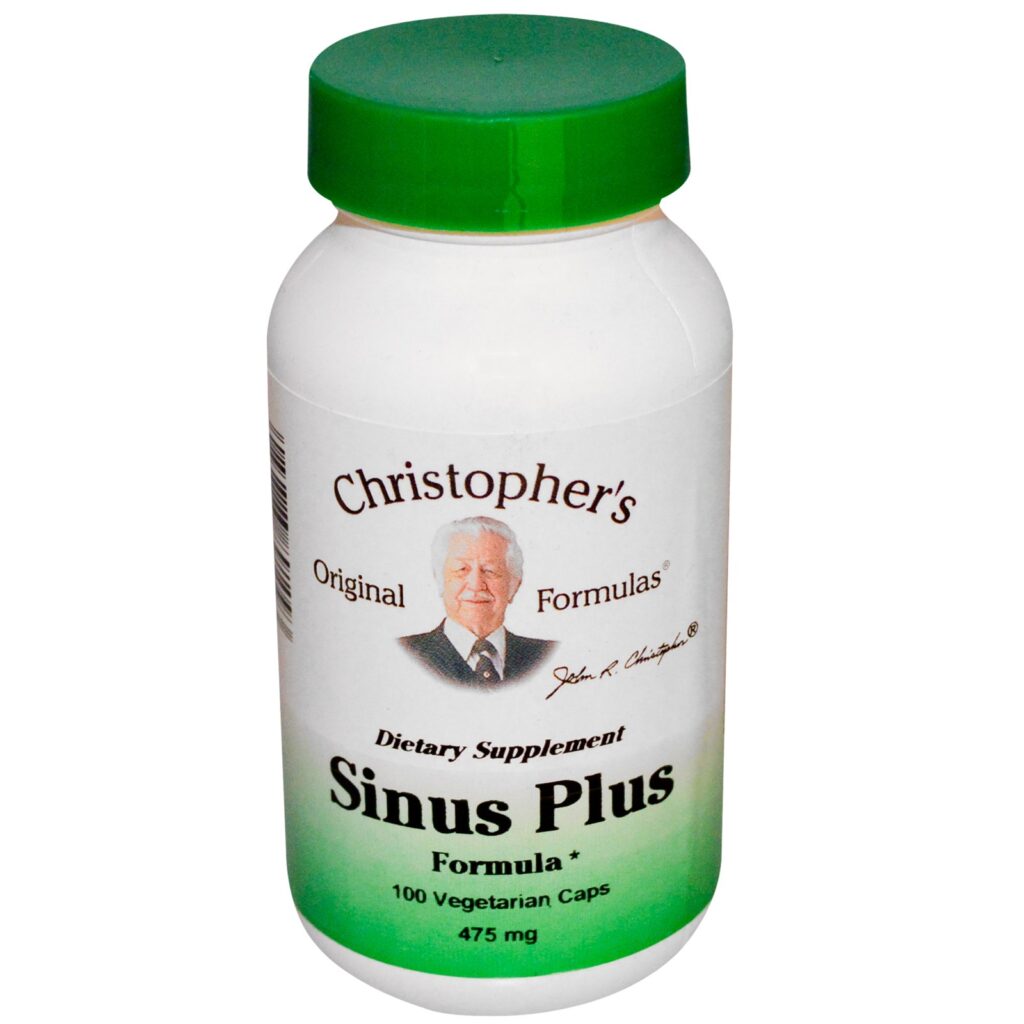 Dr. Christopher’s Original Formulas Sinus Plus Formula – 475 mg – 100 ...