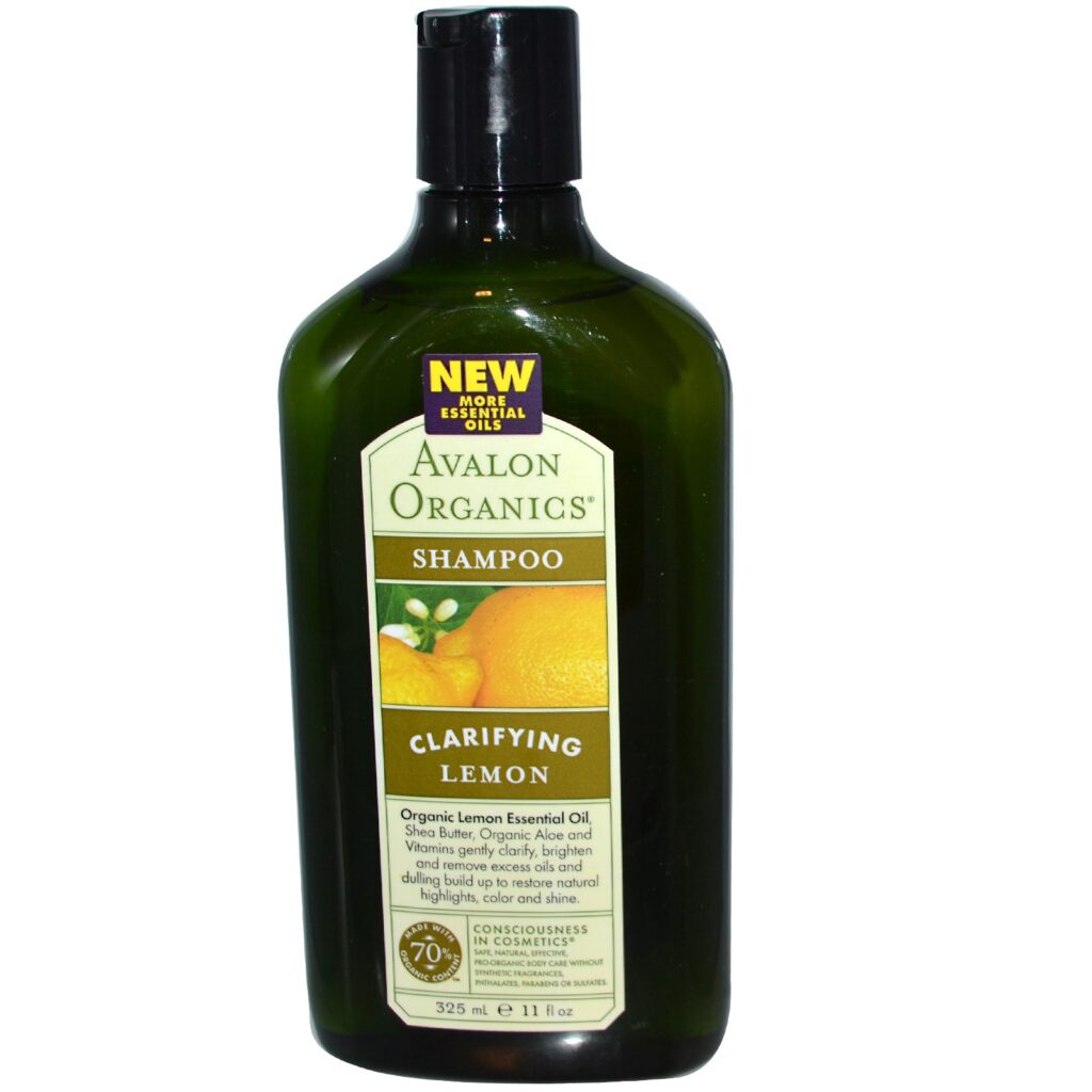 Avalon Organics Clarifying Shampoo Lemon with Shea Butter – 11 fl oz ...