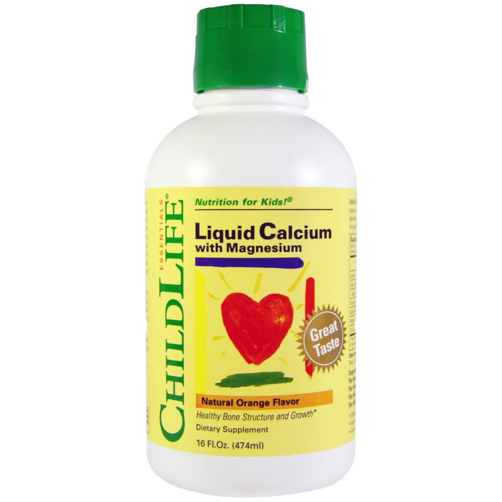 Childlife Liquid Calcium with Magnesium Natural Orange – 16 fl oz ...